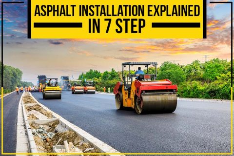 Asphalt Installation Explained In 7 Step - American Paving | Charlotte, NC